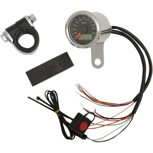 MINI PROGRAMMABLE ELECTRONIC SPEEDOMETERS KM/H - LCS Motorparts