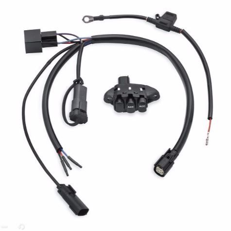 Auxiliary Power Switch Kit - Fairing Mount - 71400129 - LCS Motorparts